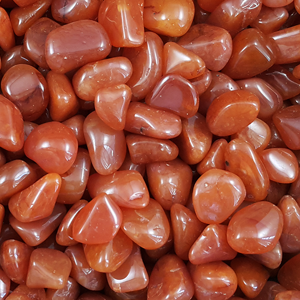 Orange Carnelian Tumbled Stone - 1 Piece – The Crystal Healing Shop